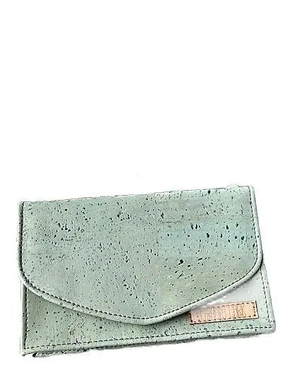 TIRADIA CORK Glam Cosmetic Bag - Mint Green