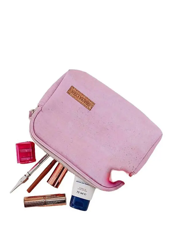 TIRADIA CORK Sidekick Pouch Bag - Pink