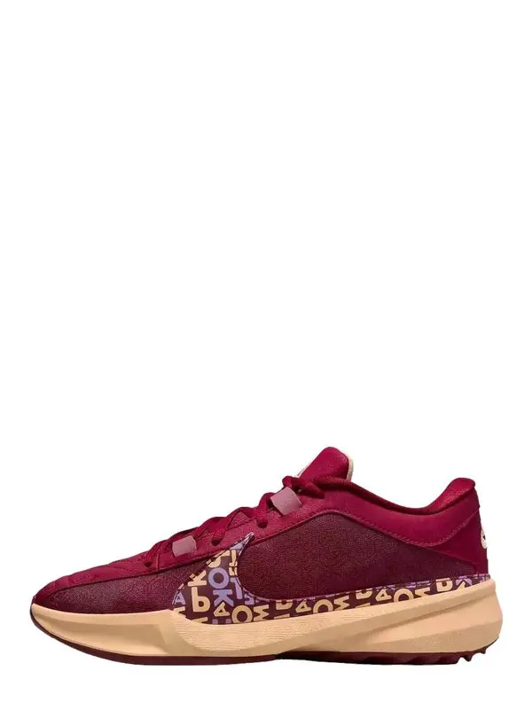 Nike Zoom Freak 5 Lace-up Sneakers - Red
