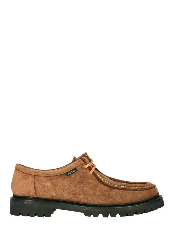 Paul Smith Rango Lug-sole Suede Derby Shoes - Brown