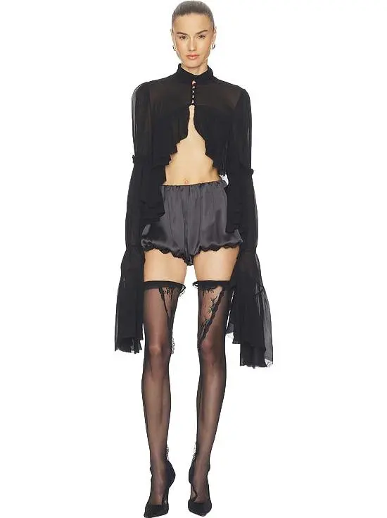 ANIYE RECORDS Tamara Blouse - Black