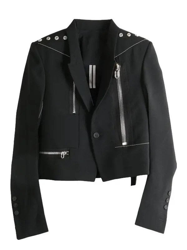 Rick Owens Giacca Alice Jacket - Black Pearl