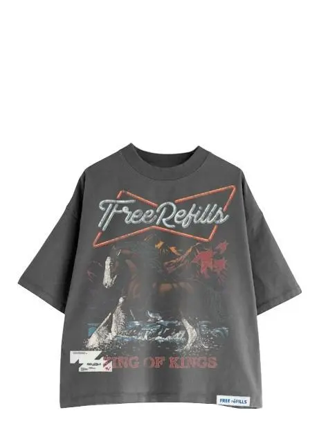 FREE REFILLS Kings Tee Shirt - Grey