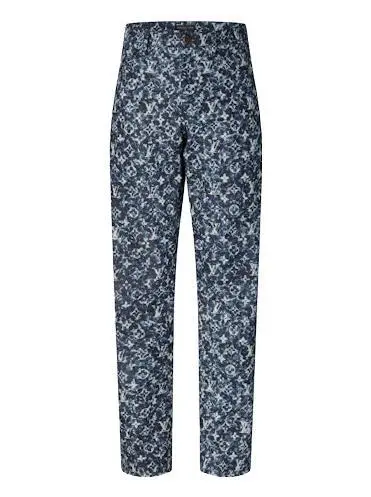 LOUIS VUITTON Monogram Denim Pants - Multicolor