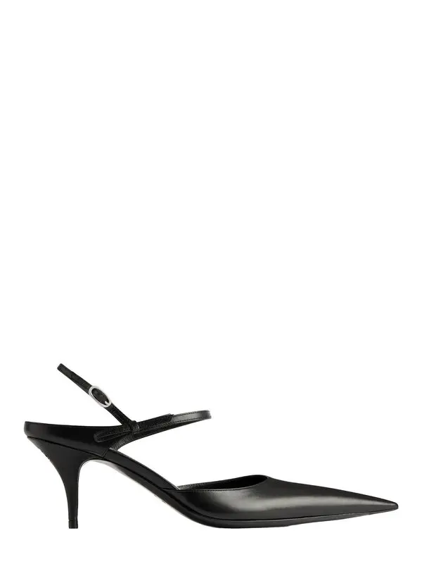 Balenciaga Avenue Bow Slingback - Black