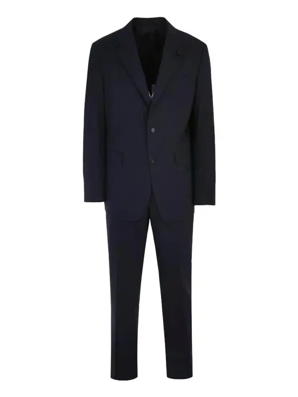 LARDINI Flower Detail Two-piece Suit - Blue