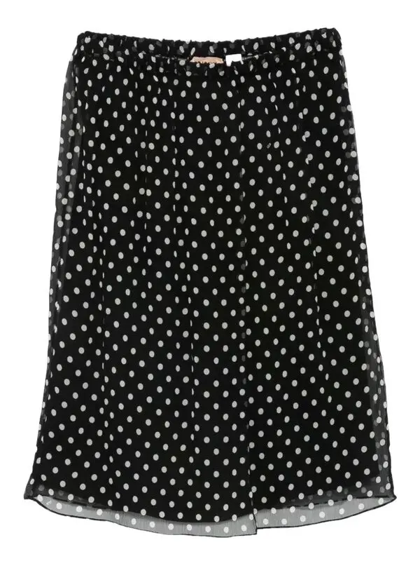 N°21 Elasticated Waistband Mini Skirt - Black