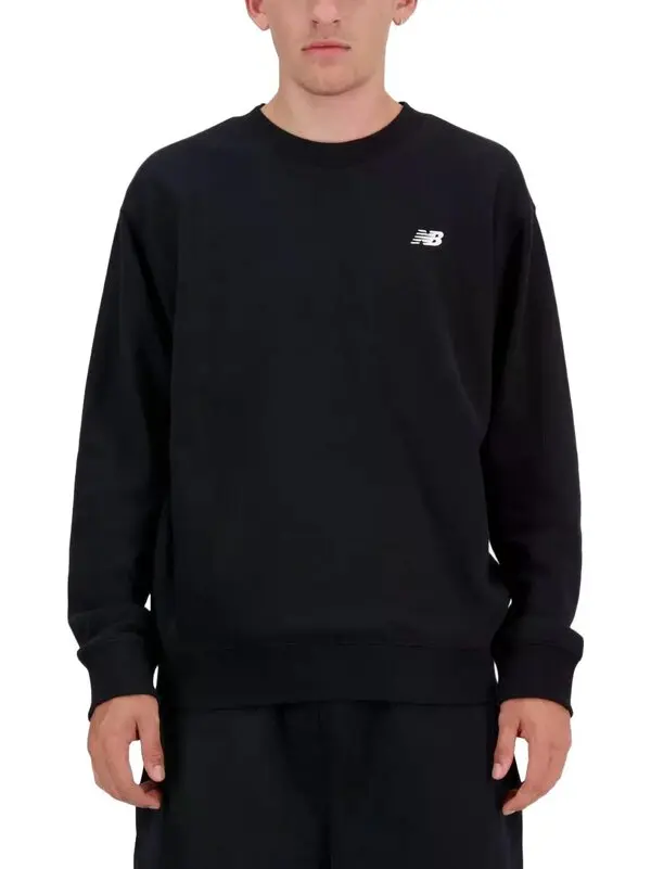 NEW BALANCE Embroidered Logo Crew - Black