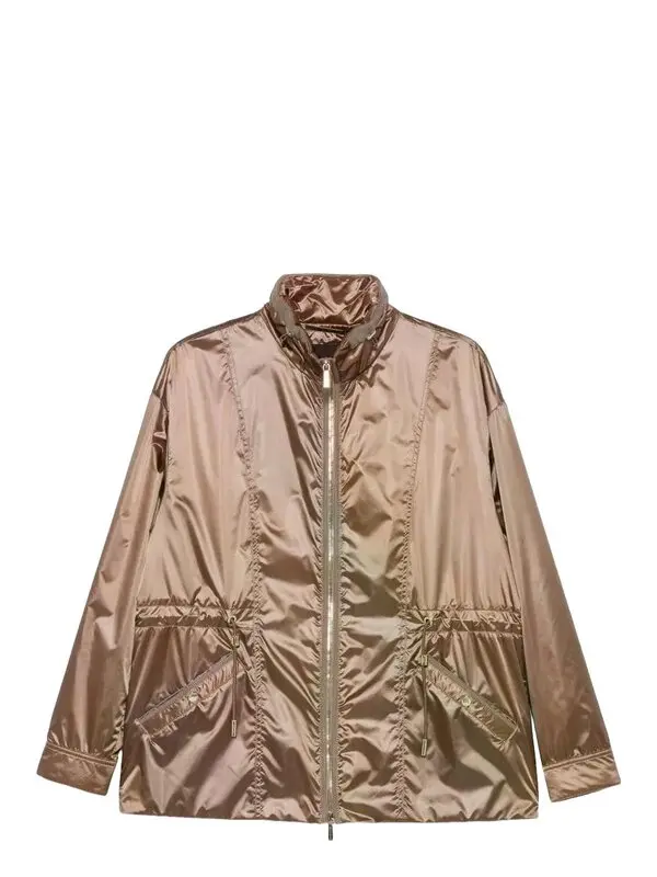 MOORER Eolia Zip-fastening Jacket - Brown