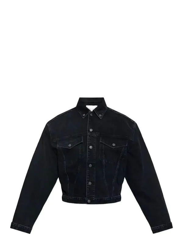 ENTIRE STUDIOS Buttoned Denim Jacket - Black