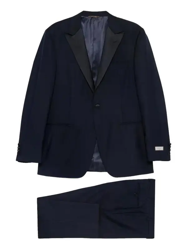 Canali Peak-lapel Suit - Blue