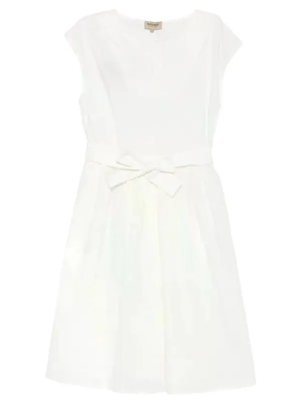 Woolrich Bow Midi Dress - Neutrals