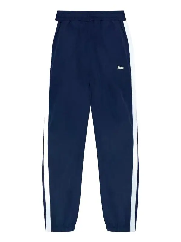 Rhude Side-stripe Trousers - Blue