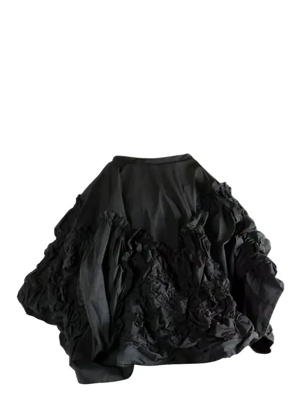 COMME DES GARÇONS TAO Ruffled Mini Skirt - Black