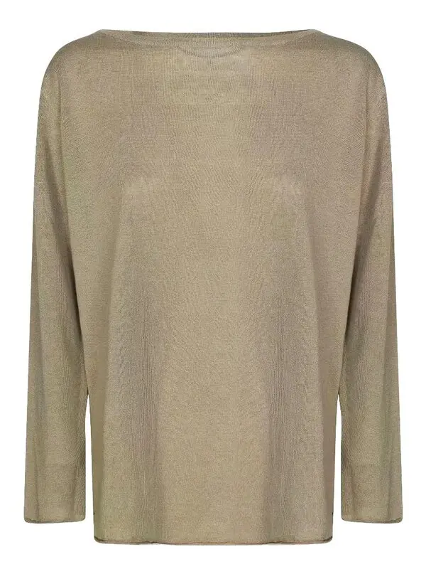 Alpha Studio Long-sleeve Sweater - Brown