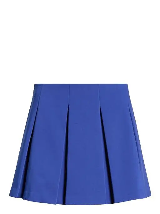 Alice + Olivia Emilie Pleated Mini Skirt - Twilight Blue