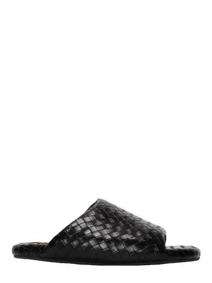 SIMONMILLER Woven Bubble Slide Sandal - Black