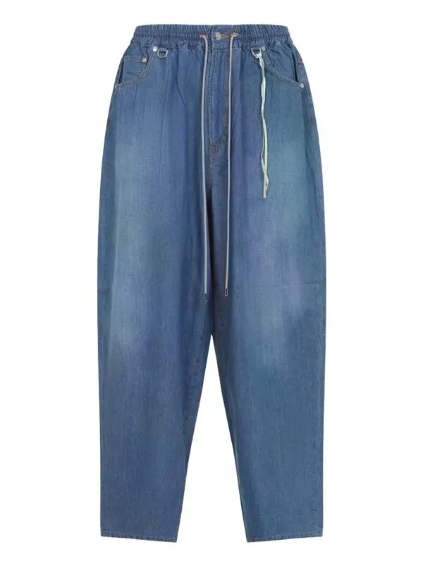 MASTERMIND WORLD Skull-appliqué Jeans - Blue