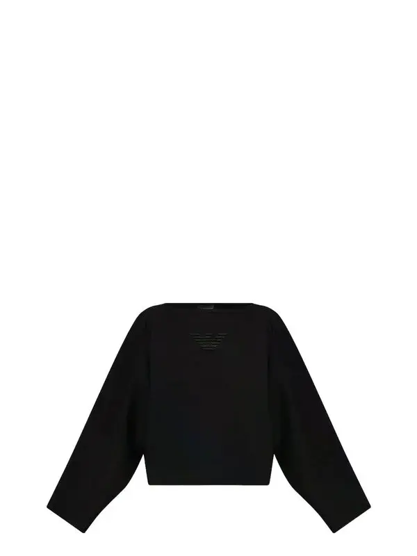 Emporio Armani Logo Sweatshirt - Black