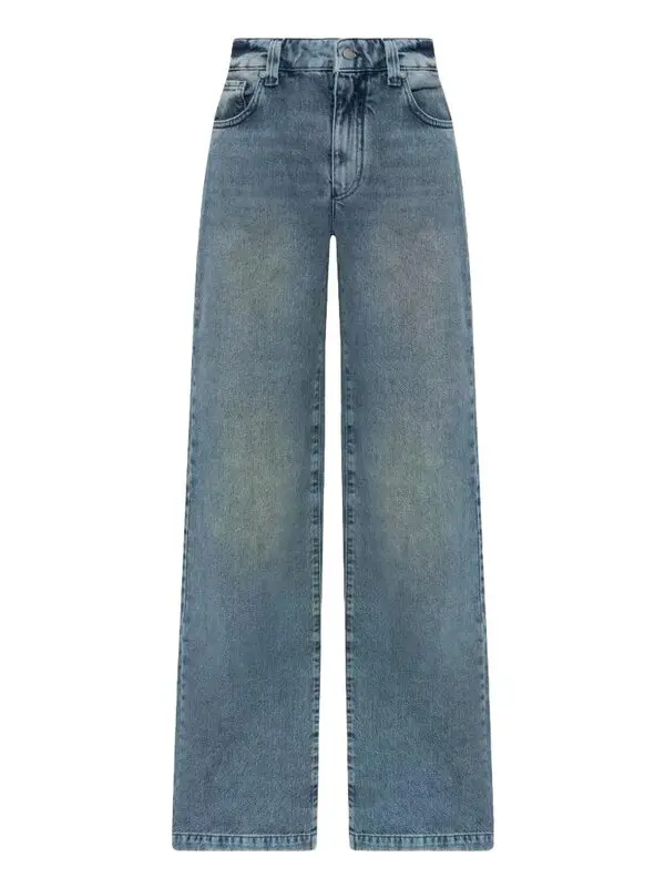 Emporio Armani Wide-leg Jeans - Blue