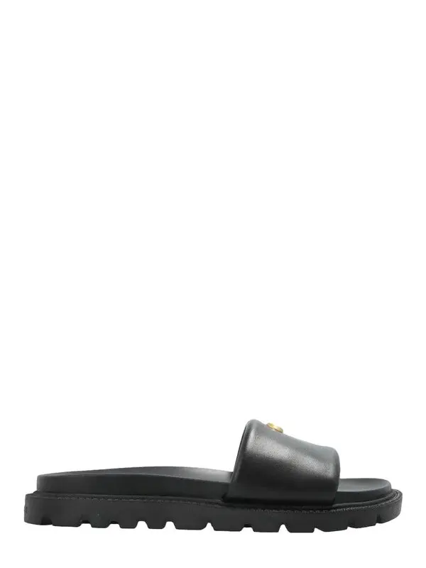 COACH Brynn Logo Slides - Black