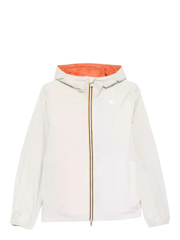 K-WAY Jake Plus.2 Hooded Reversible Jacket - Neutrals