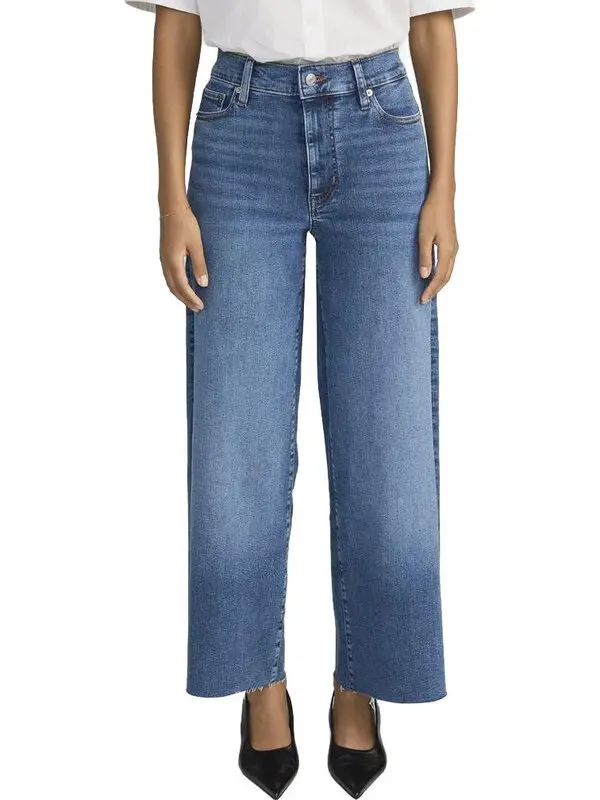 FRAME Le Pixie Slim Palazzo Wide Leg Jeans - Canals Raw After