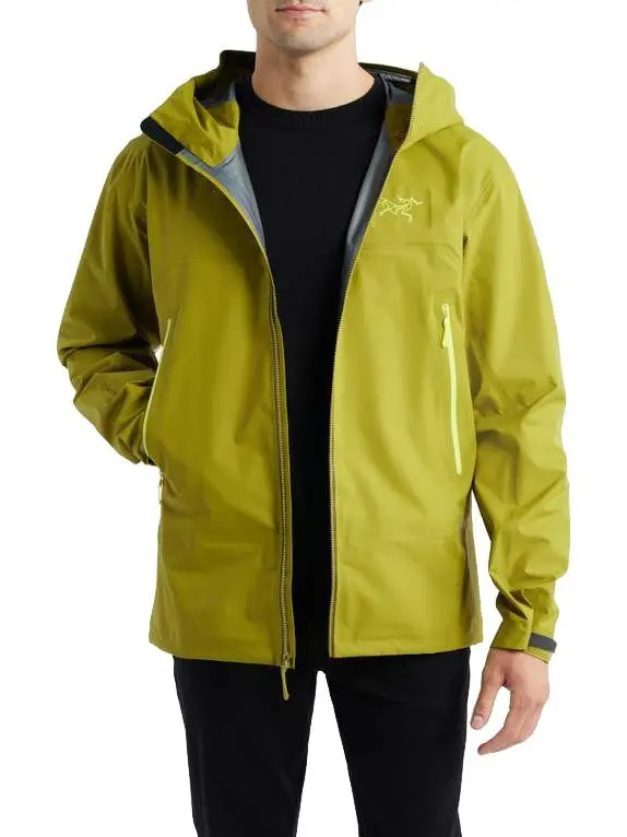Arc'teryx Beta Sl Hybrid Gore-tex® Hooded Jacket - Olive Moss/euphoria