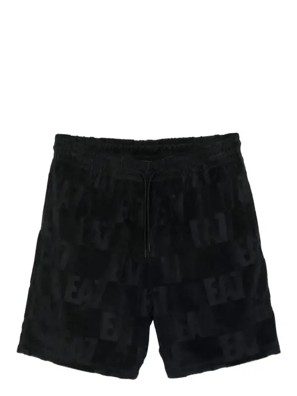 EA7 Pattern Shorts - Black
