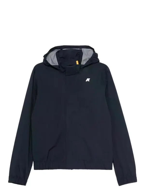 K-WAY Aurene Hooded Jacket - Blue