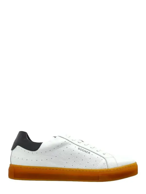Bogner Perforated Leather Sneakers - White