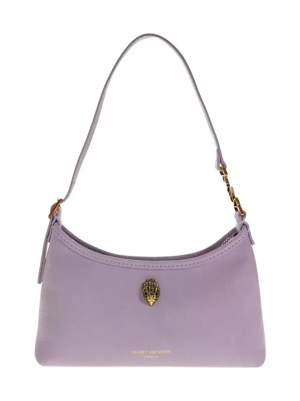Kurt Geiger Logo-appliqué Shoulder Bag - Purple