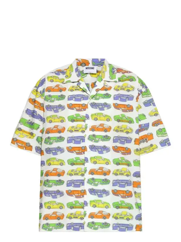 Moschino Car-print Shirt - White