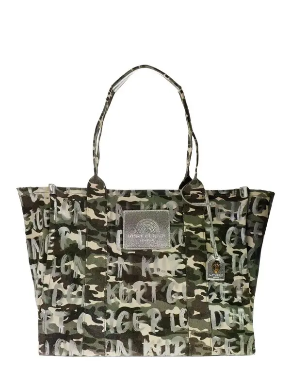 Kurt Geiger Camouflage-pattern Tote Bag - Green