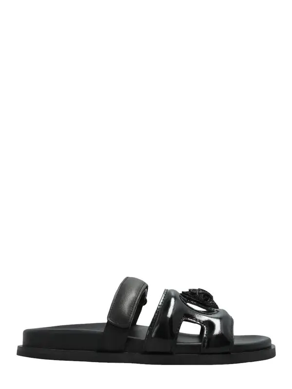 Kurt Geiger Cutout Eagle Sandals - Black