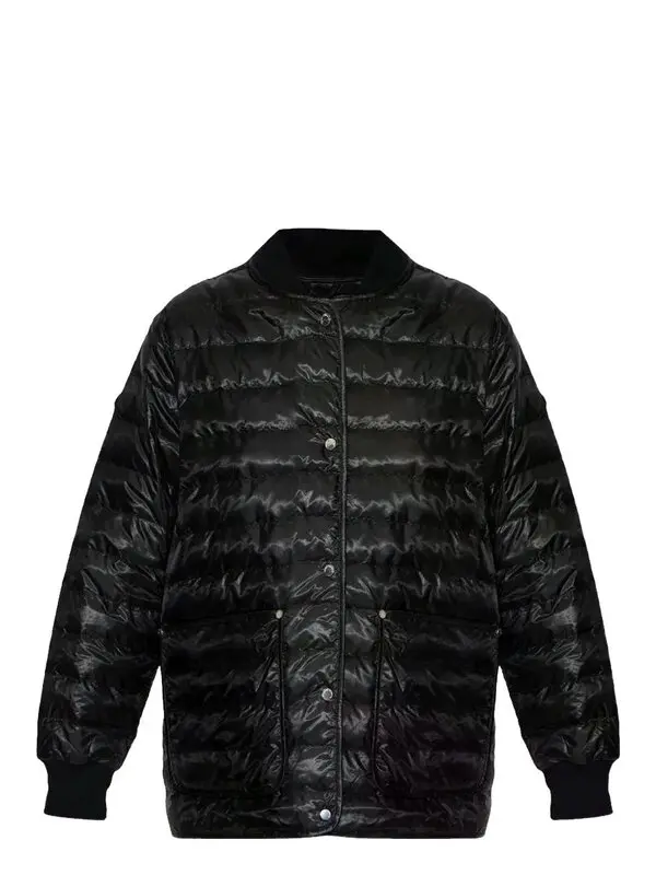 Moose Knuckles Transit Quilted Button-fastening Jacket - Black