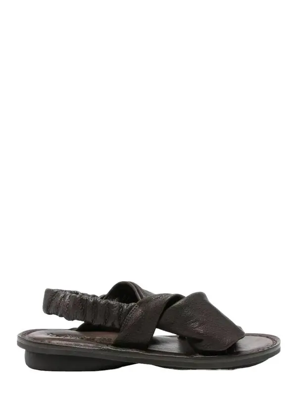 TRIPPEN Embrace Leather Sandals - Brown