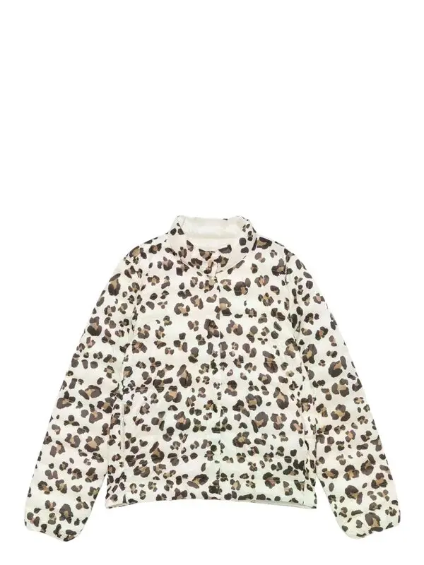 Marella Leopard-print Puffer Jacket - Neutrals