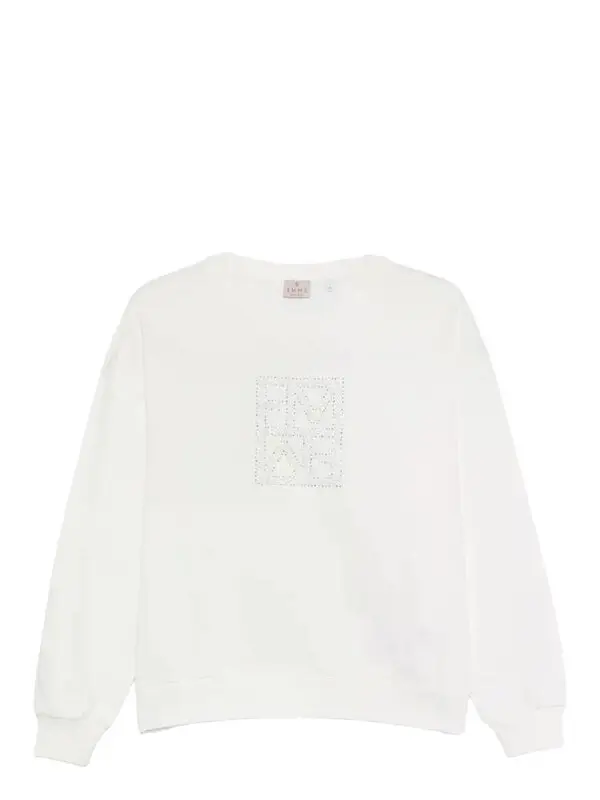 Marella Embellished Knit Sweatshirt - Neutrals