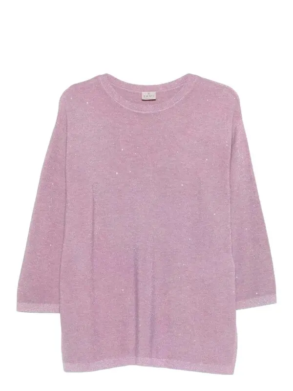 Marella Embellished Sweater - Purple