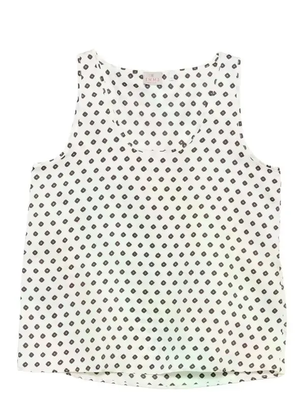 Marella Printed Sleeveless Top - Neutrals