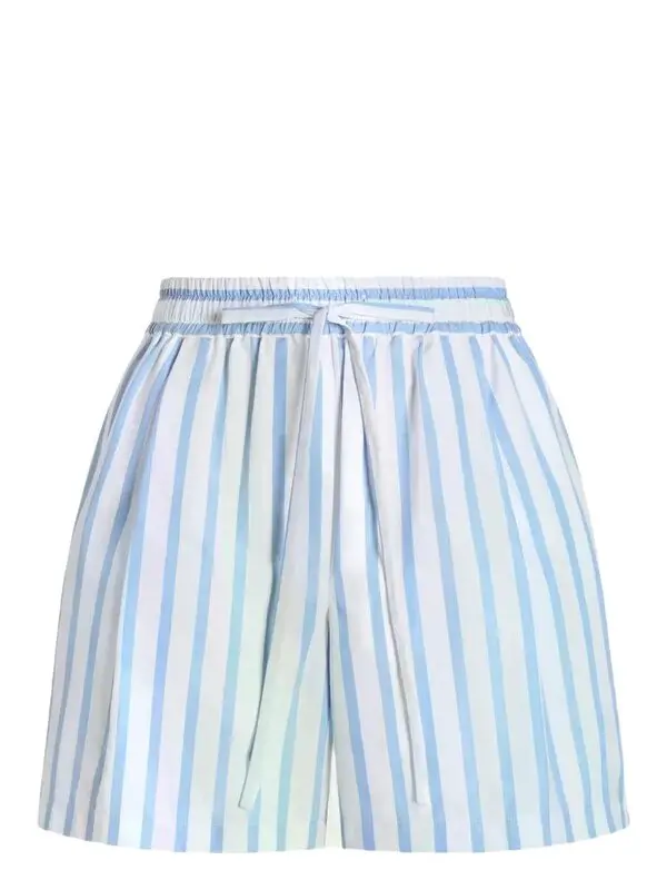 Dolce & Gabbana Striped Drawstring Shorts - White