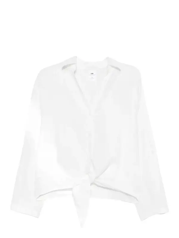 LOIS Tie-front Shirt - White