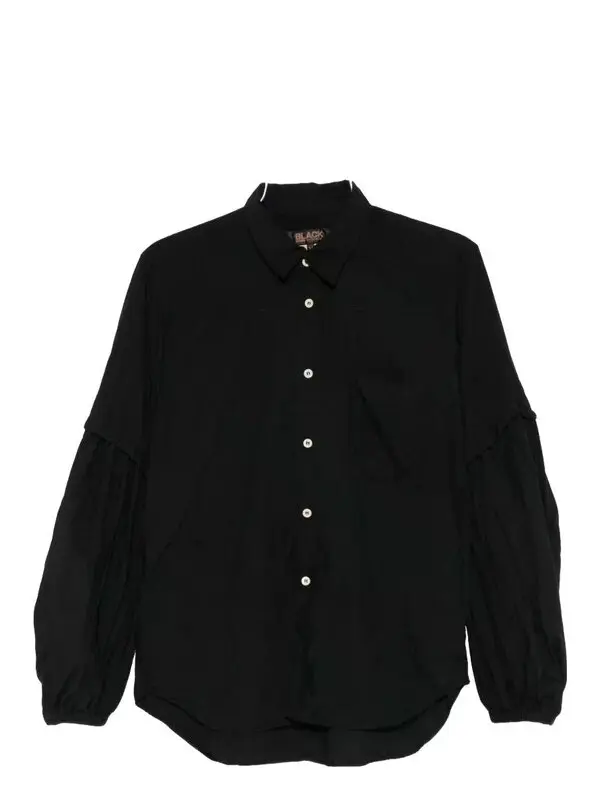 Comme Des Garçons Button Shirt - Black