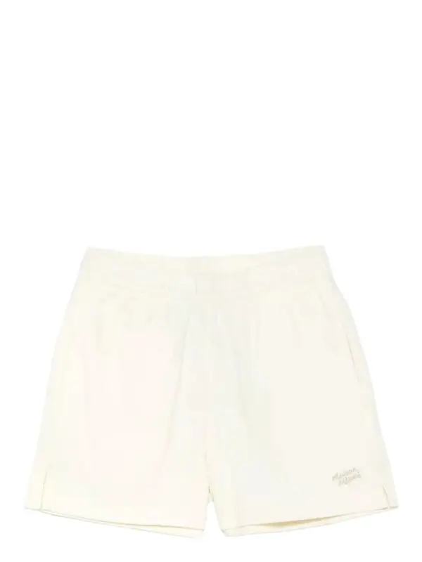 Maison Kitsuné Textured Shorts - Neutrals
