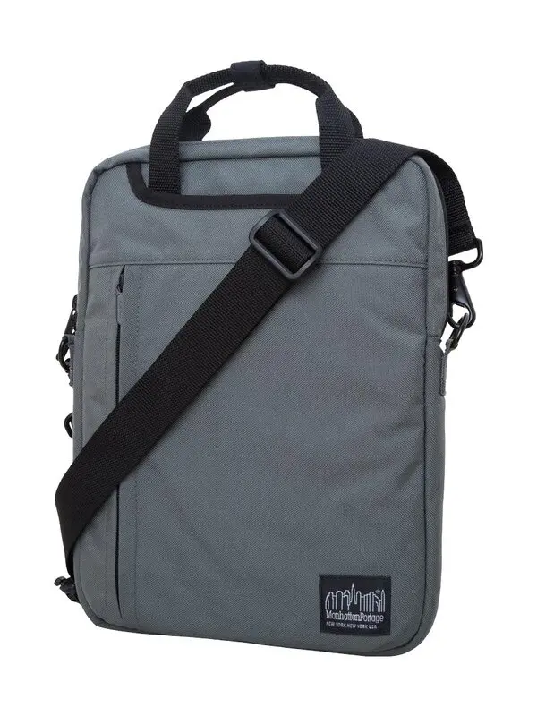 MANHATTAN PORTAGE Commuter Jr. Laptop Bag - Grey