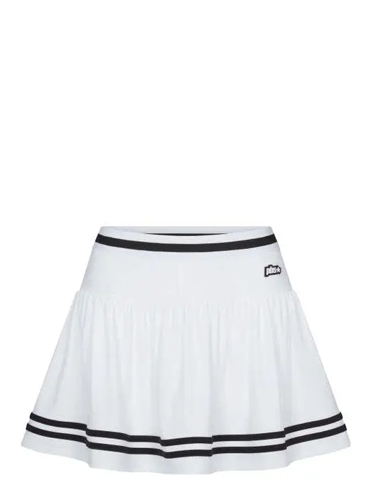 PB5STAR Heritage Skirt - White-black