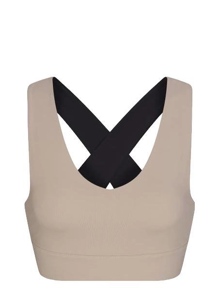 PB5STAR X-over Back Sports Bra - Soft Clay