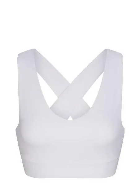 PB5STAR X-over Back Sports Bra - White
