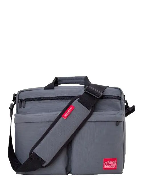 MANHATTAN PORTAGE Tribeca 3-way Carry Briefcase - Grey